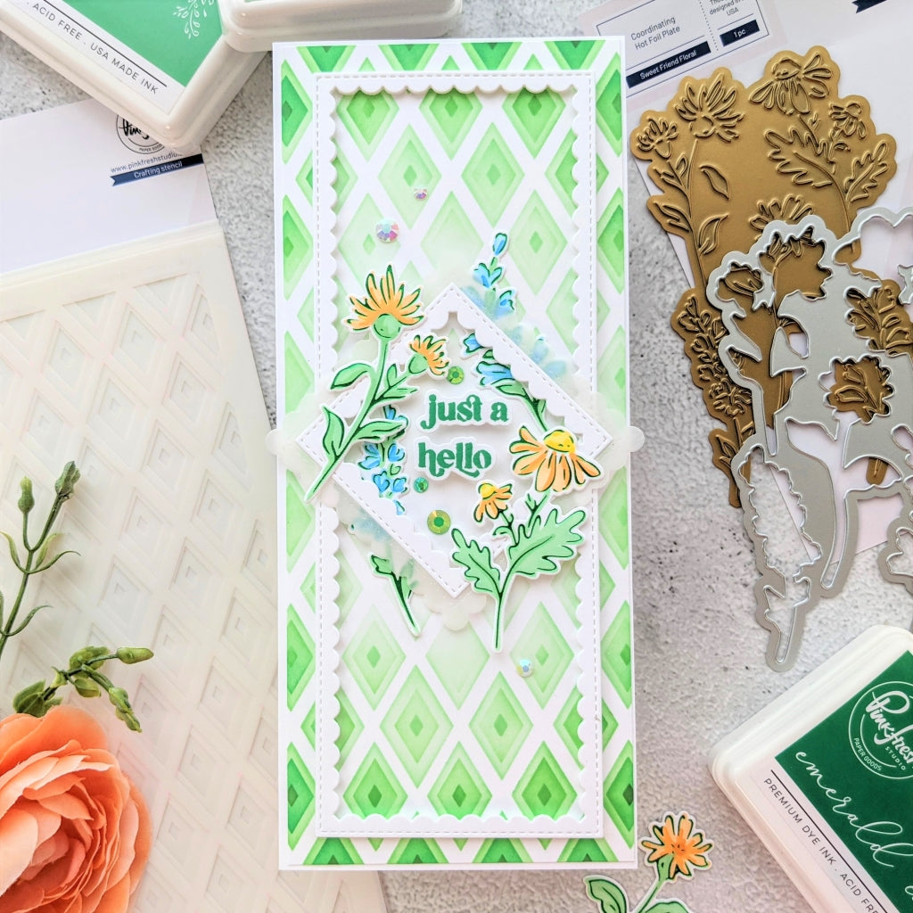 Essentials Stitched Scallop Square die set – Pinkfresh Studio