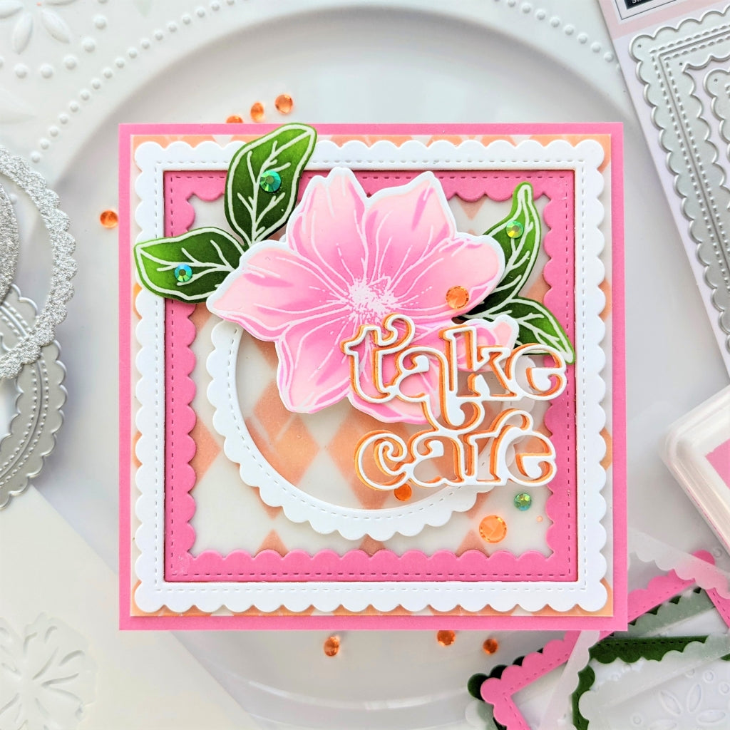 Essentials Stitched Scallop Square die set – Pinkfresh Studio