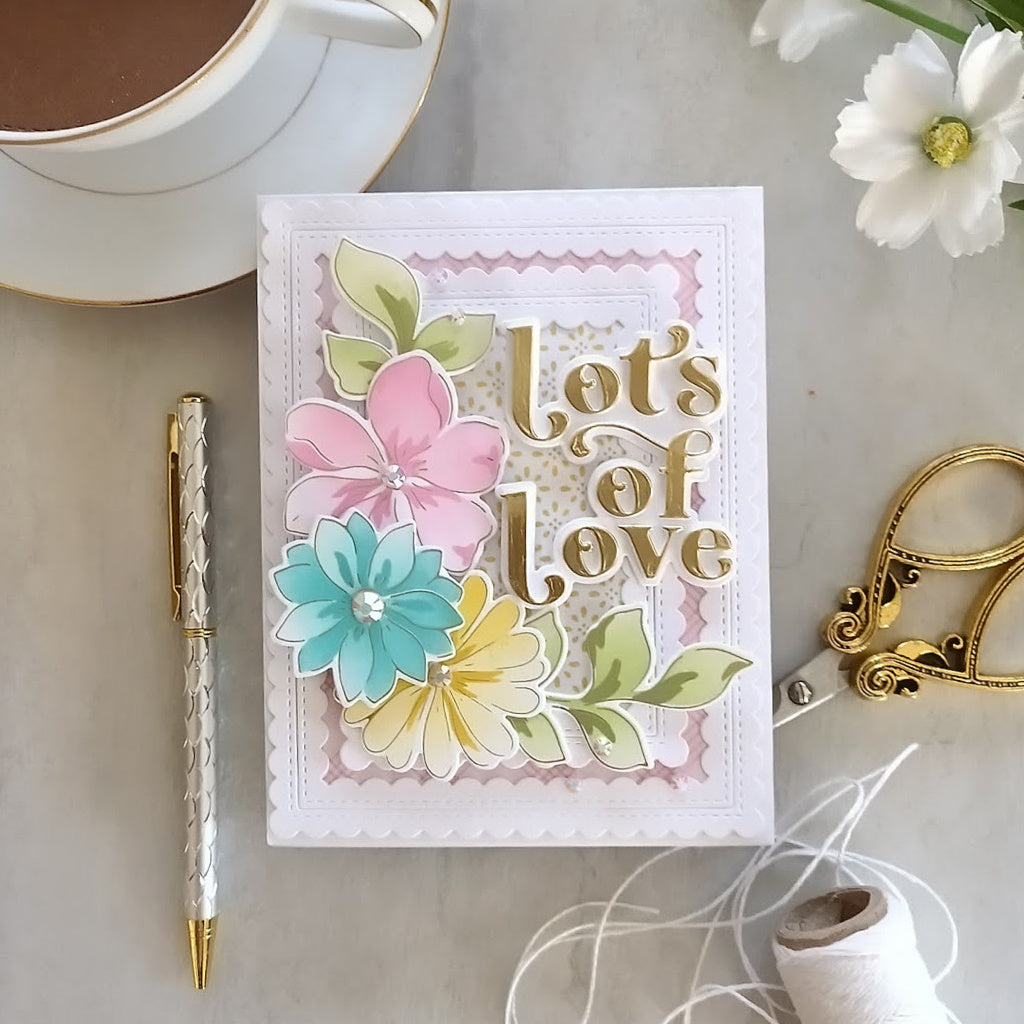 Essentials: Stitched Scallop Rectangles Die Set – Pinkfresh Studio