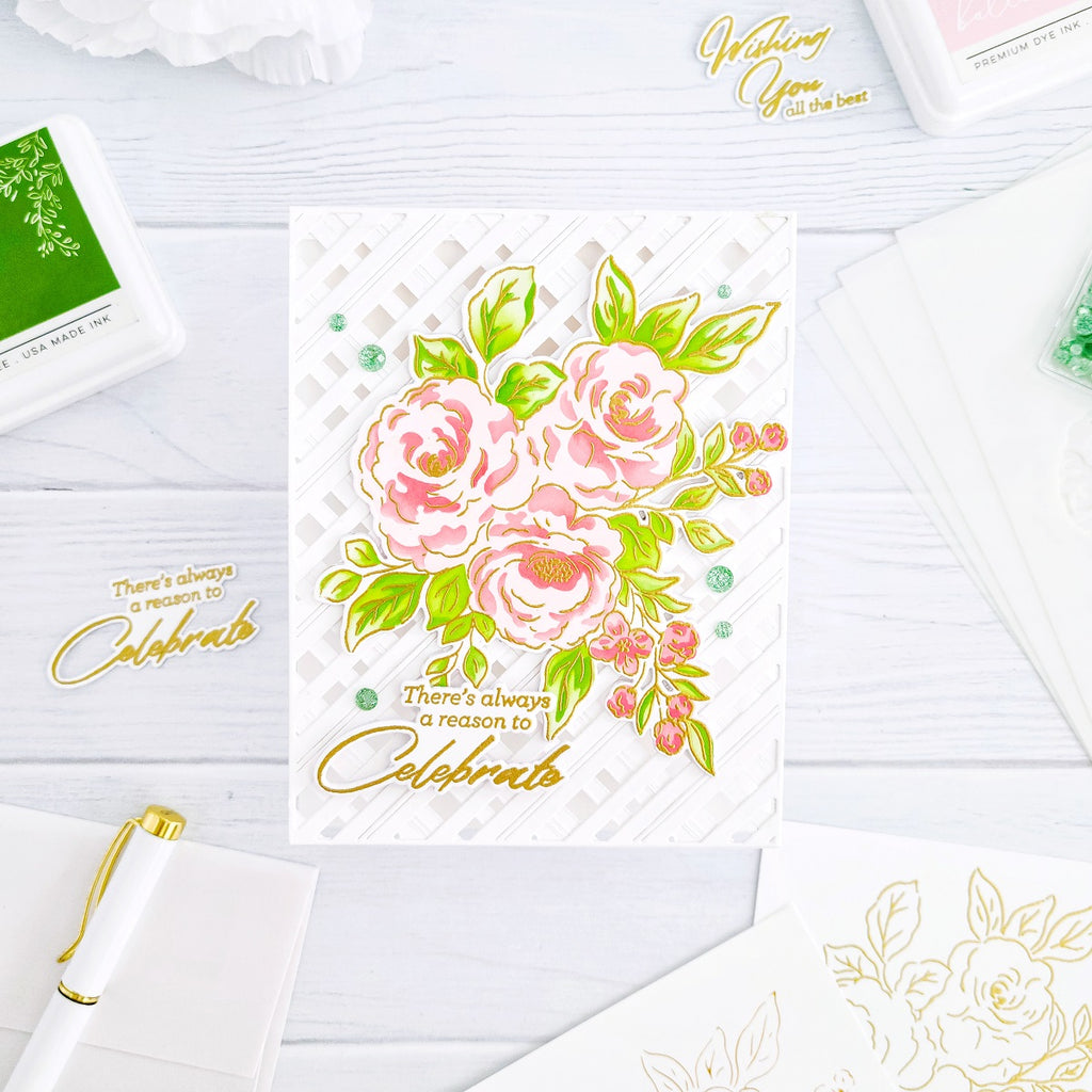 Floral Trio stamp – Pinkfresh Studio