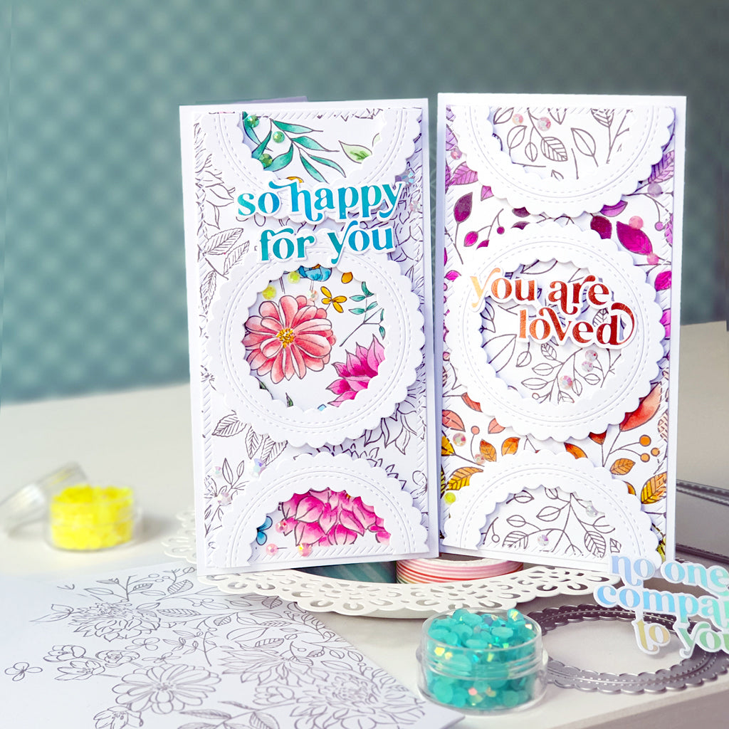Essentials Stitched Scallop Circle die set – Pinkfresh Studio