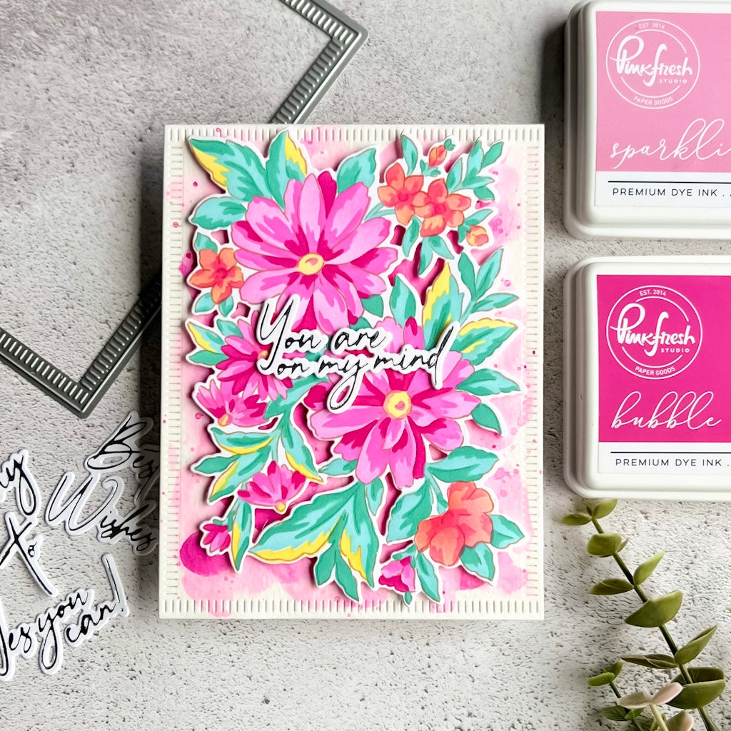 Essentials: Blanket Stitched Rectangle die set – Pinkfresh Studio